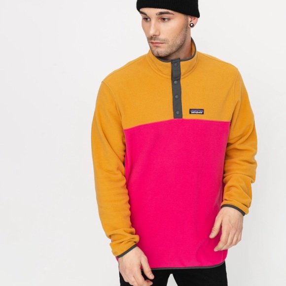 Patagonia | Sweaters | Iso Ultra Pink Saffron Pink Patagonia Synchilla ...